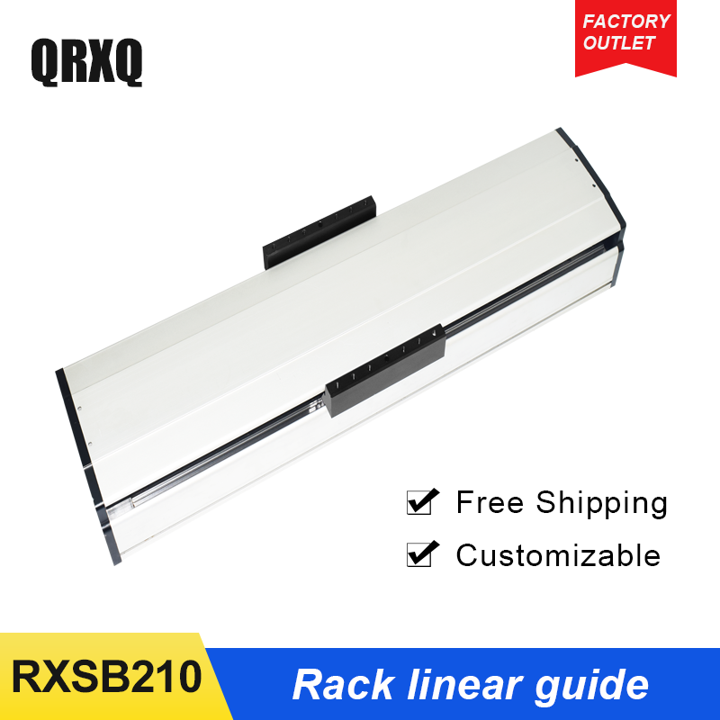 RXSB210 linear guide semi-enclosed ball screw precision linear module – QRXQ 联动瑞芯