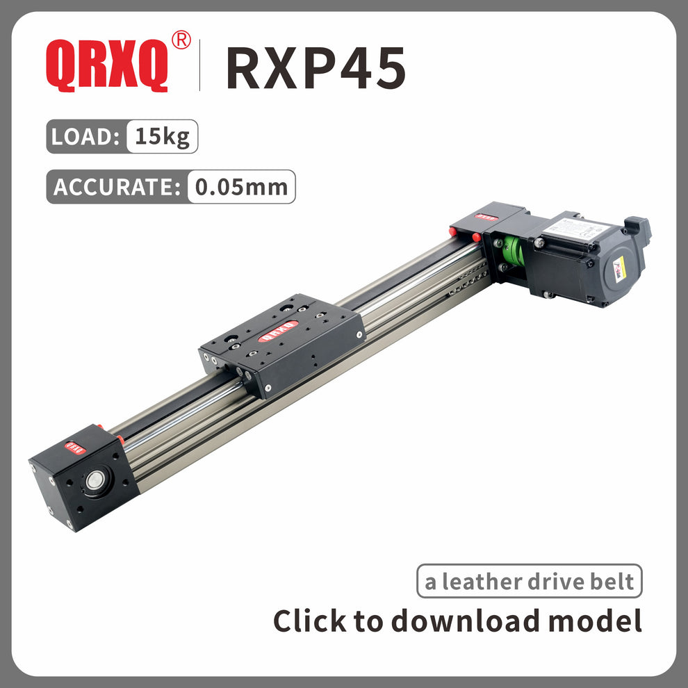 RXP45-Qrxq precision electric linear synchronous belt slide rail – QRXQ 联动瑞芯